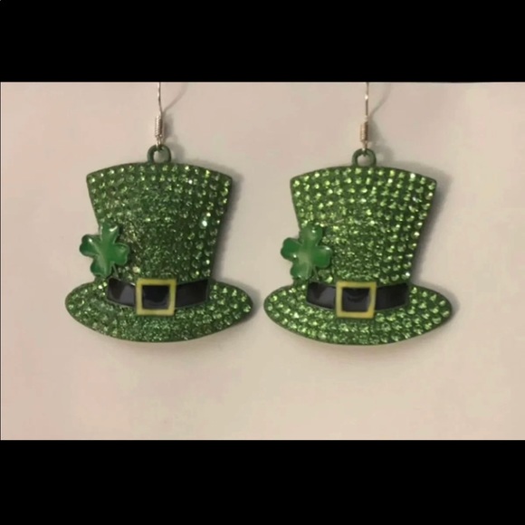Jewelry | St Patricks Day Top Hat Earrings | Poshmark